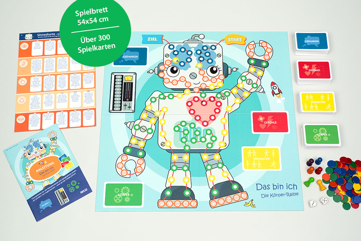 Das bin ich – Die Körper-Rallye - Therapiespiel für die therapeutische ...